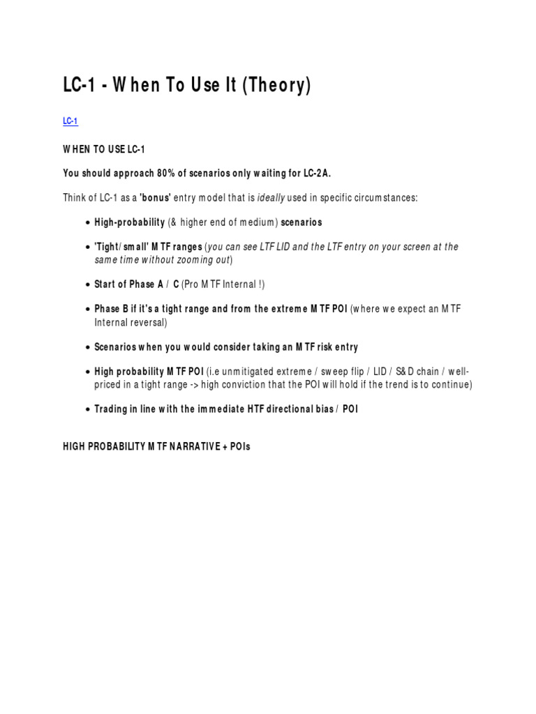 LC-1 Entry Model Guidelines | PDF | Computers | Technology & Engineering