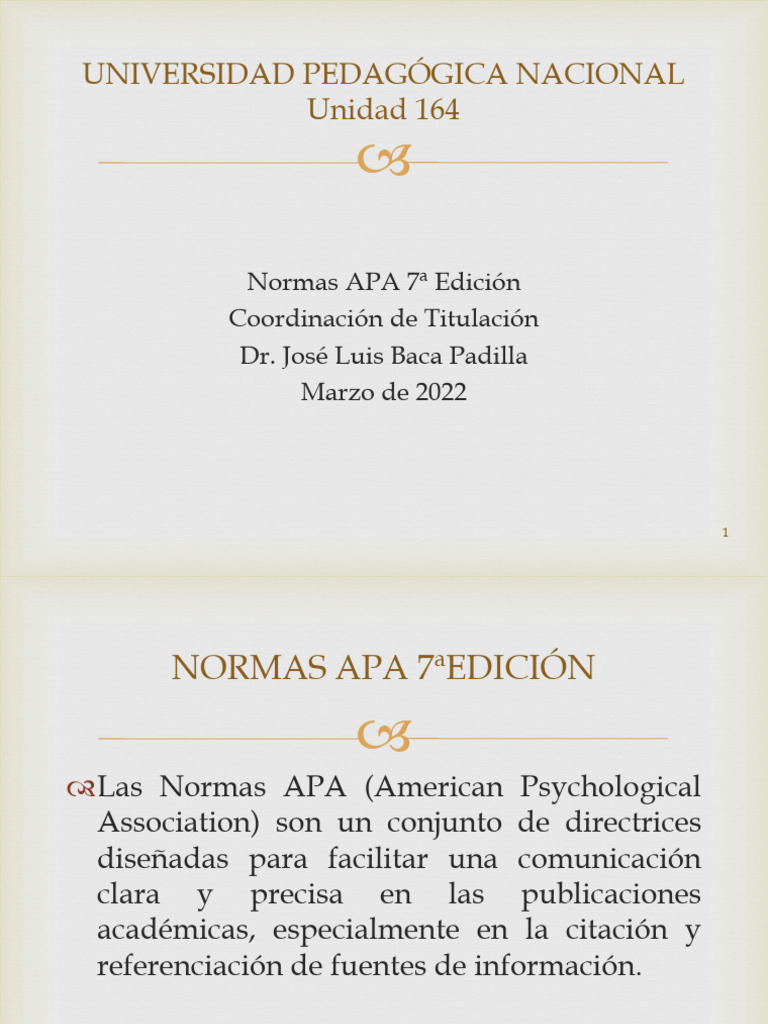 Normativa APA 7a Edición | PDF