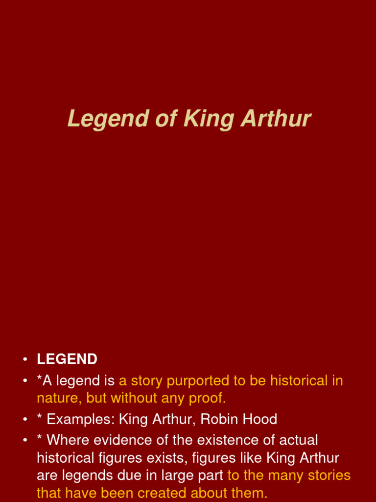 King Arthur Notes | PDF | King Arthur | Lancelot