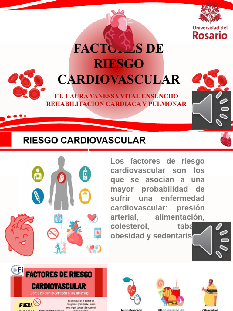Factores de Riesgo Cardiovascular | PDF | Sistema circulatorio | Nutrición