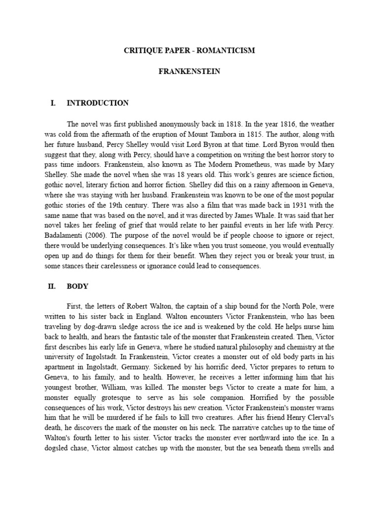 Critique Paper in 21ST Draft | PDF