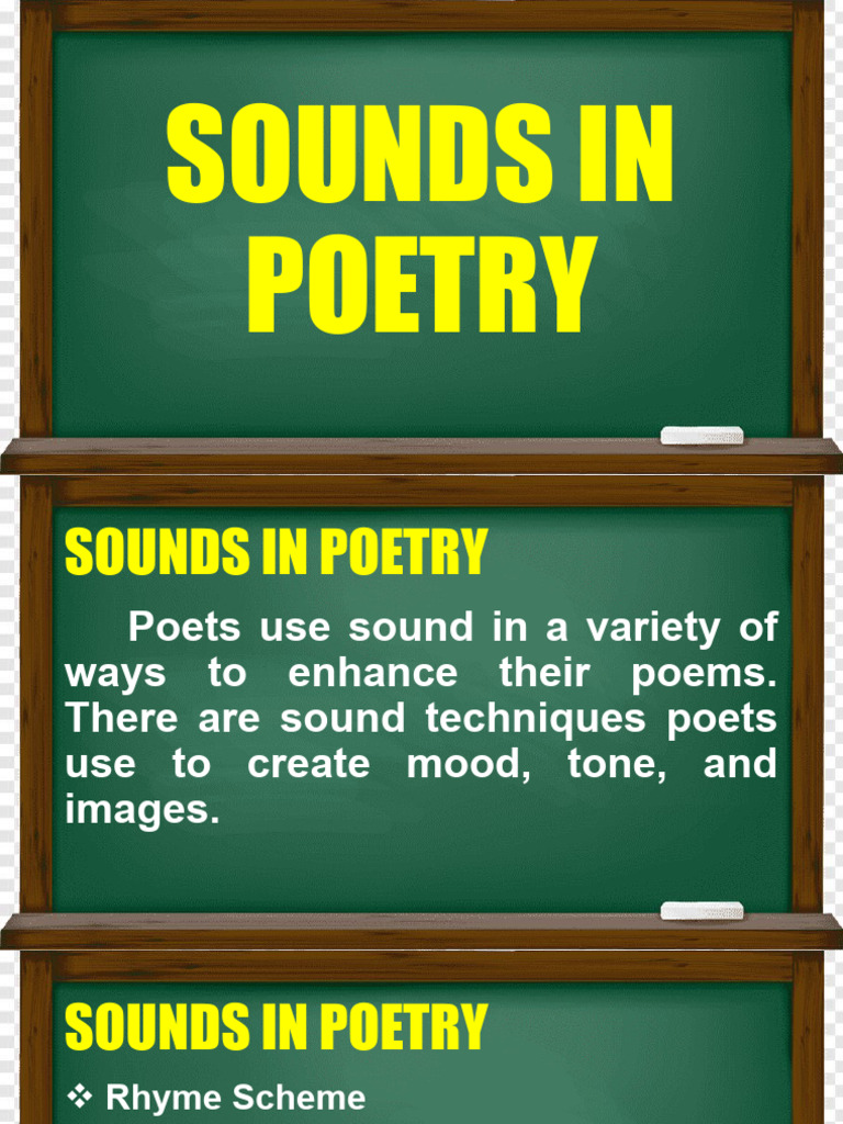 Sound Devices in Poetry Explained | PDF | Poetry | Poetic Devices