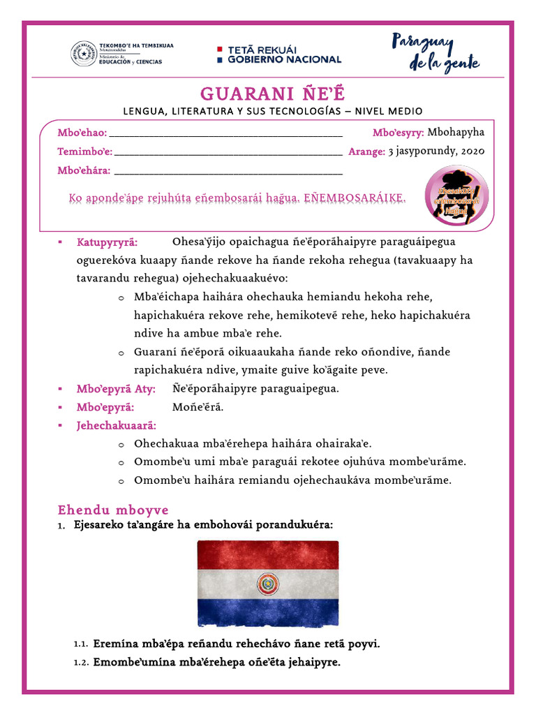 Guarani 3ro Cap 14 03-09 E | PDF