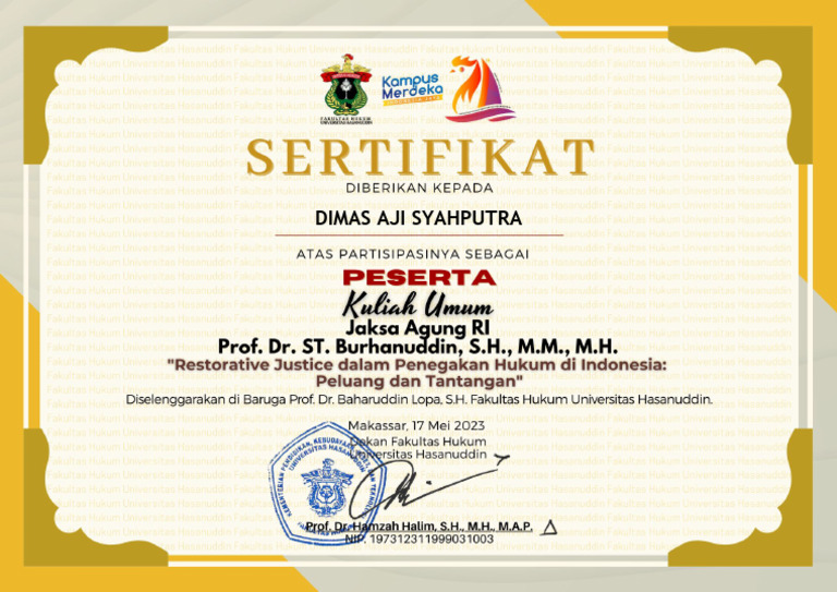 Profil Dimas Aji Syahputra | PDF