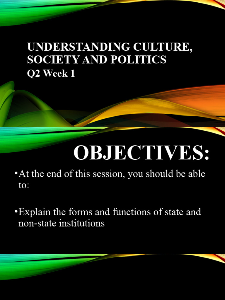State & Non State Institutions | PDF | Politics