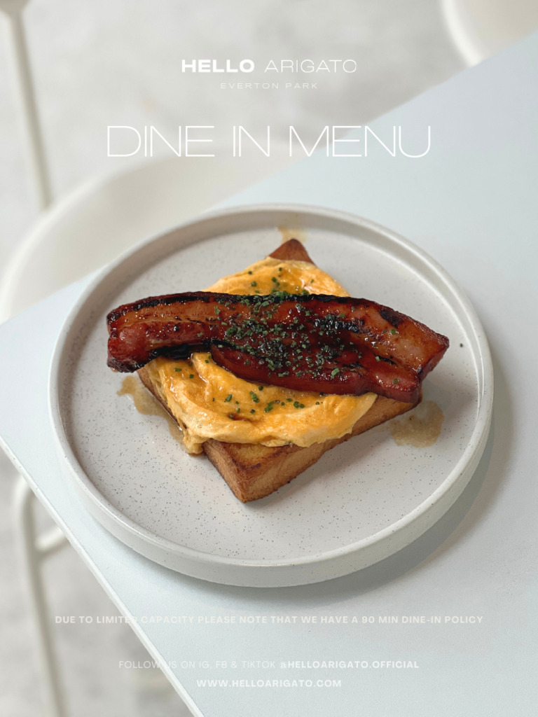 Hello Arigato Everton Park Menu | PDF | Cider | Fermentation In Winemaking