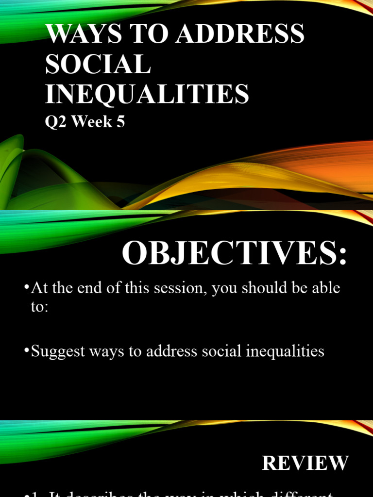 Ways To Address Social Inequalities | PDF | Social Inequality | Discrimination & Race Relations