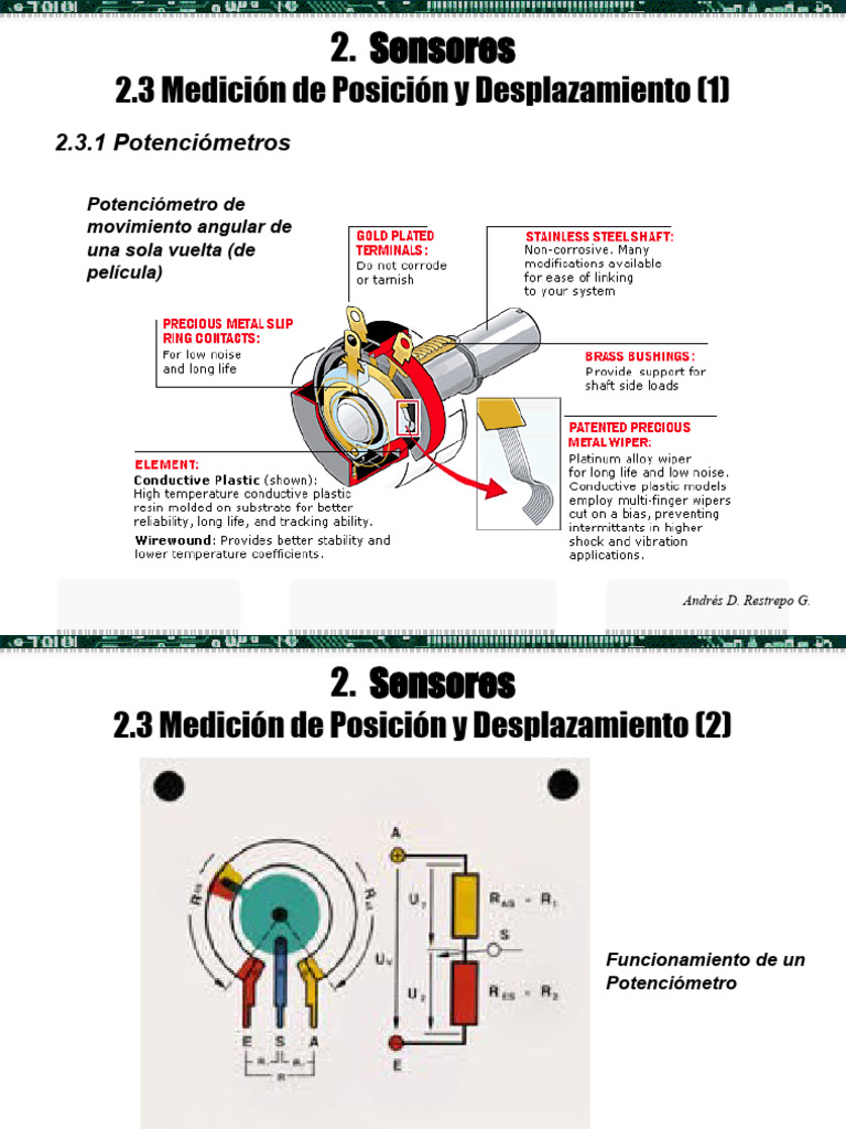 Sensores Posicion Videob | PDF | Corriente eléctrica | voltaje