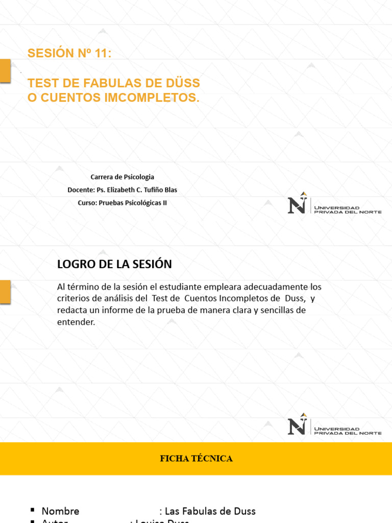 Test de Duss - Clases | PDF