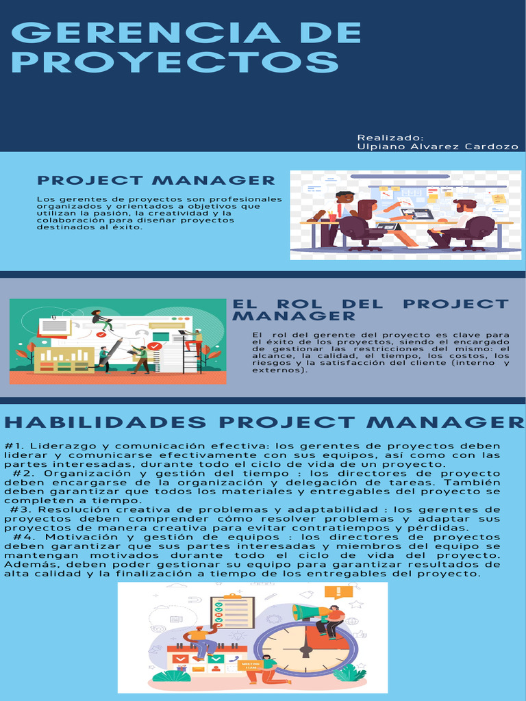 INFOGRAFIA GERENCIA DE PROYECTOS | PDF