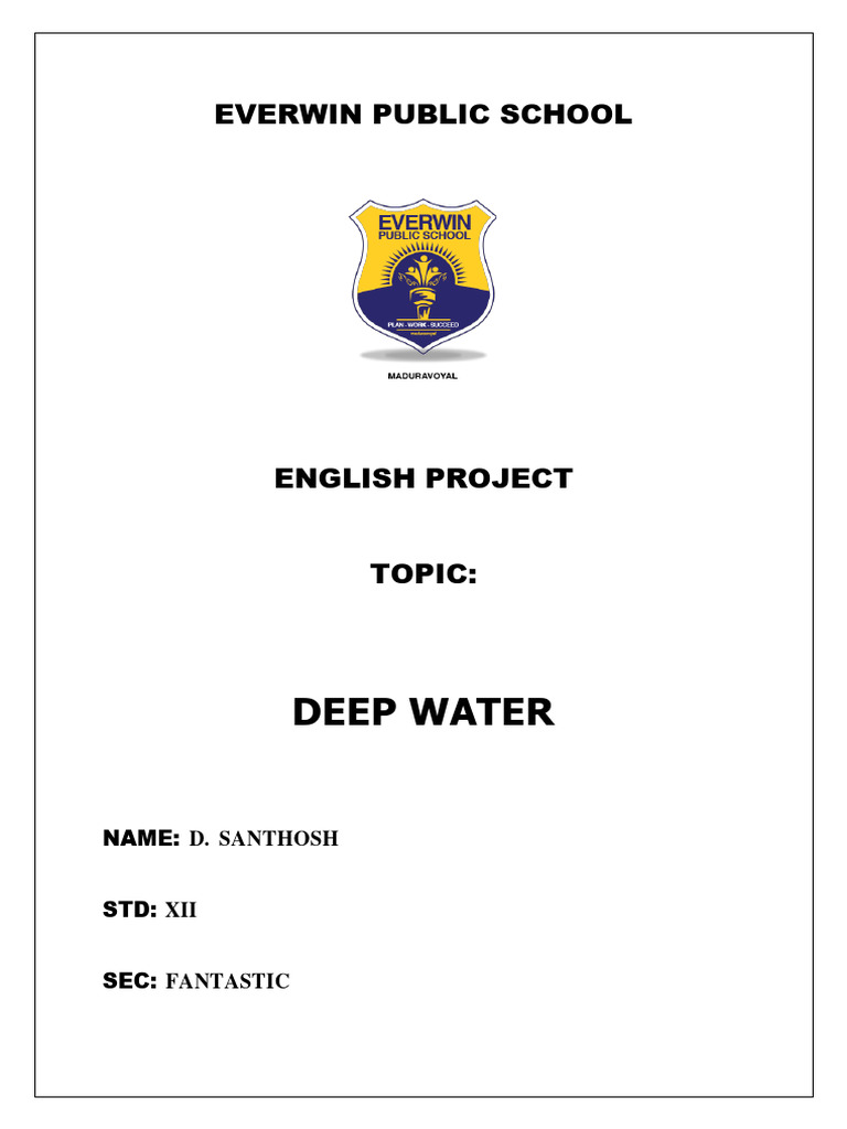 English Project Class 12 | PDF