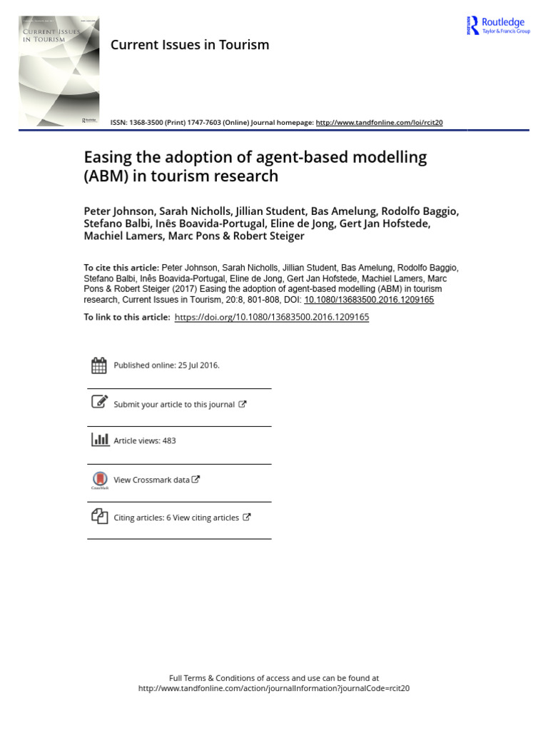 Boavida Inês - 2017 | PDF | Conceptual Model | Agent Based Model