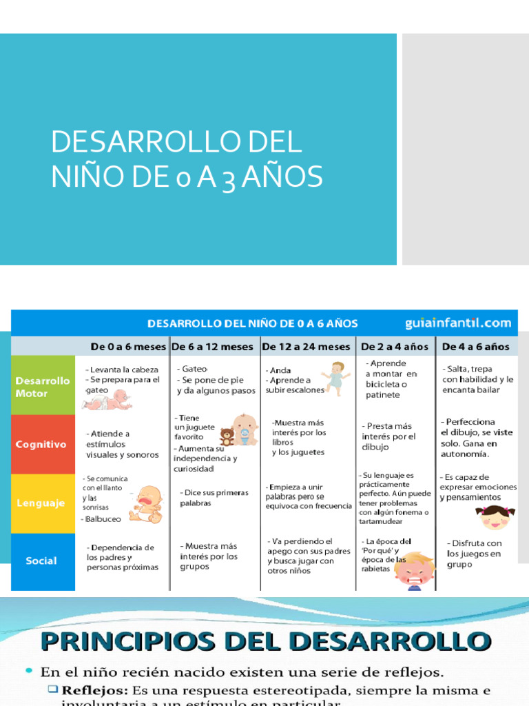 Desarrollo Del Niño De 0 A 3 Años R Pdf
