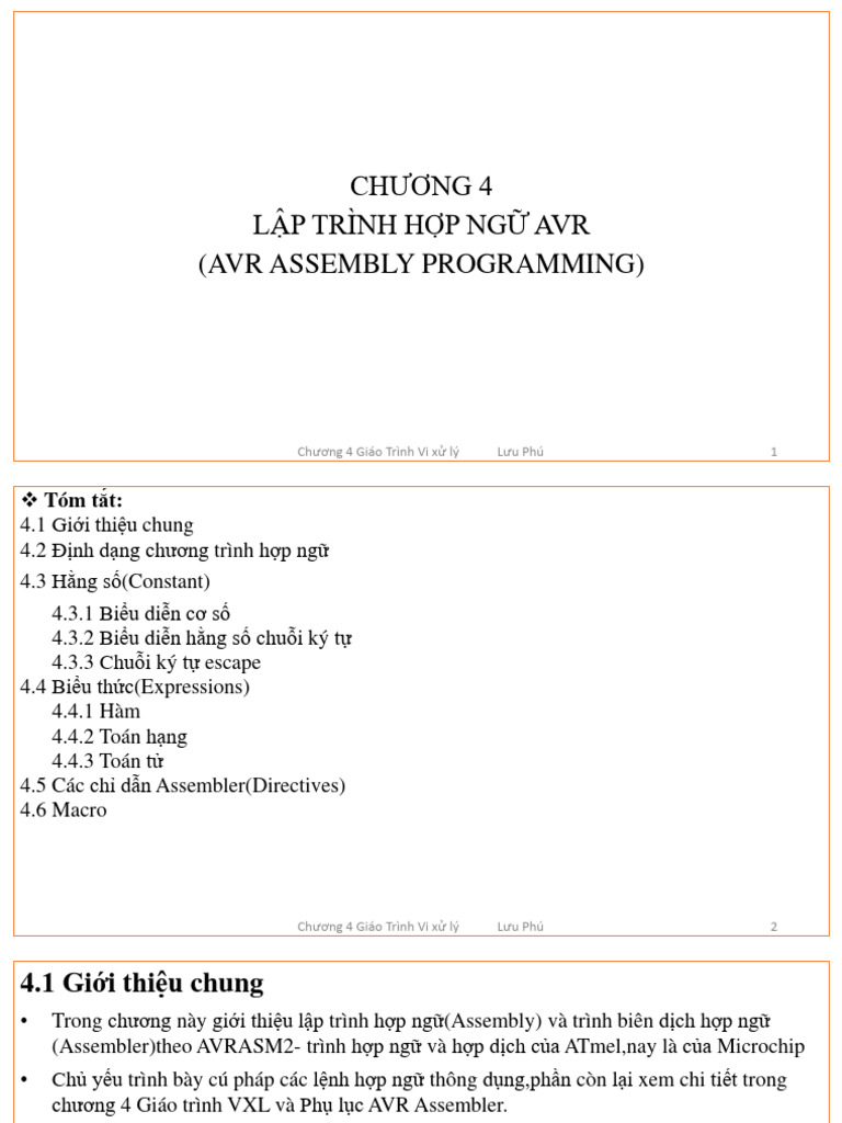 Chuong 4 - Lap Trinh Hop Ngu | PDF