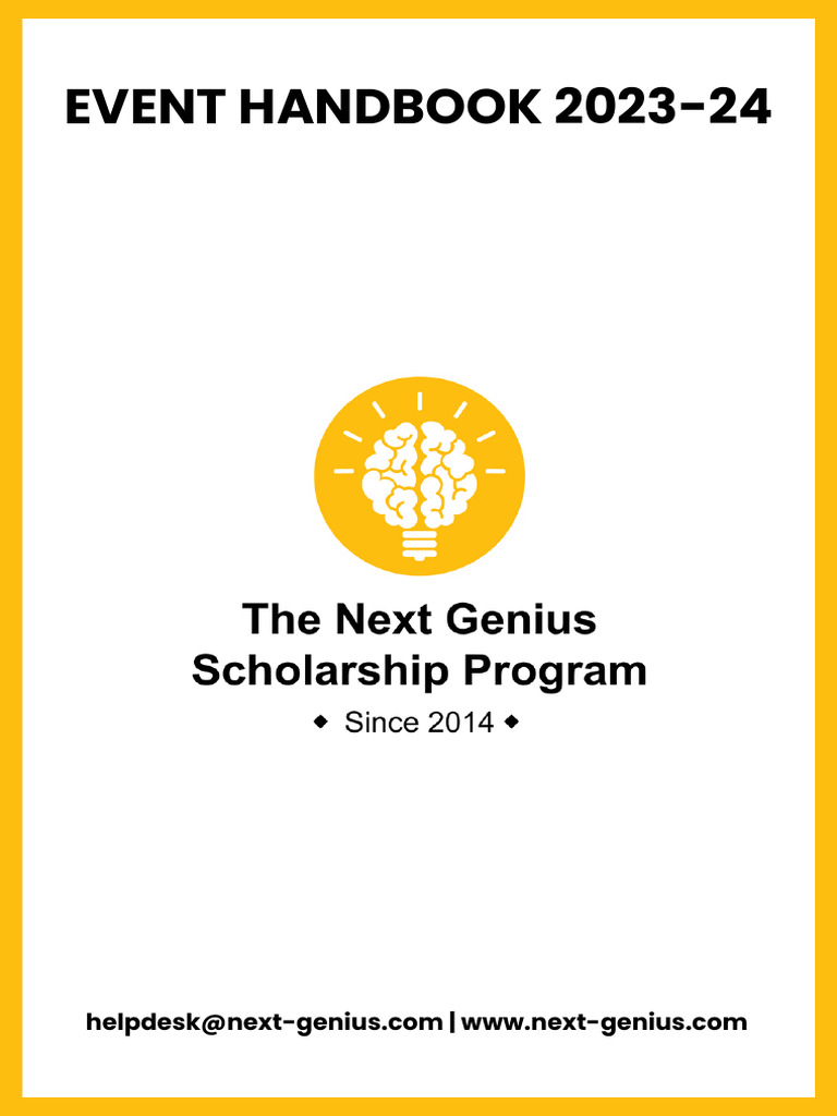 Event Handbook 2023-24 | PDF | Internship | Job Hunting