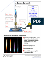 Bunsen Burner Experiment | PDF | Equipment