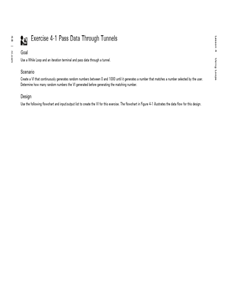 Exercise4 1 Description | Download Free PDF | Control Flow | Iteration