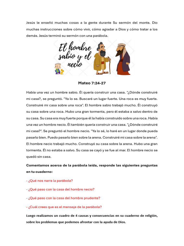 El Necio y El Sabio. | PDF | Religión y espiritualidad