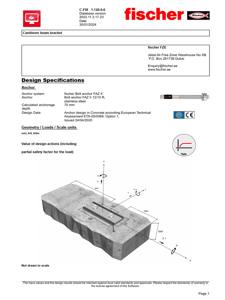 Cantilever Beam Bracket Design Guide | PDF | Strength Of Materials ...
