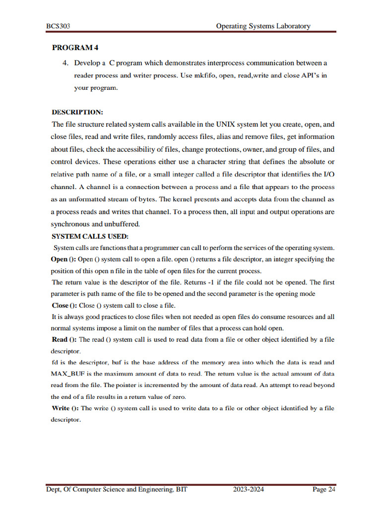 OS Lab5 | PDF