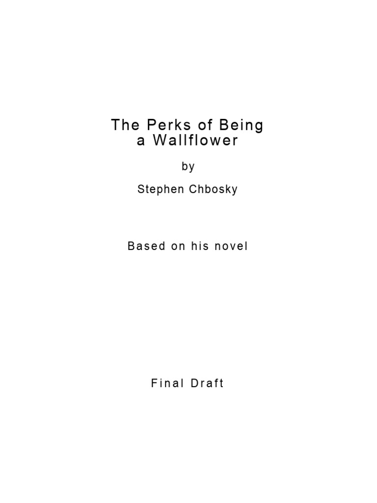 Perks of Being A Wallflower | PDF