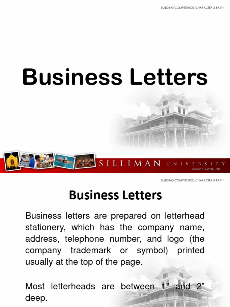 Business Letters | PDF