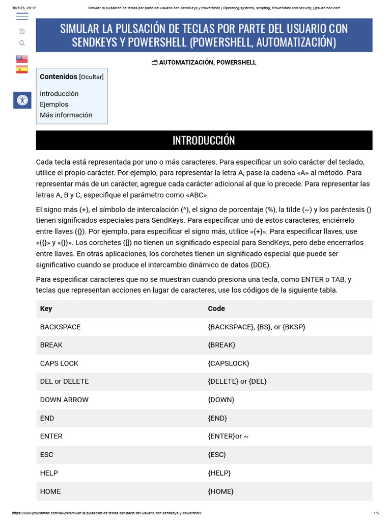 Simular La Pulsación de Teclas Por Parte Del Usuario Con SendKeys y PowerShell - Operating ...