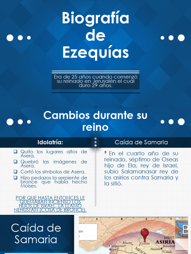 Biografía de Ezequías | PDF | Isaias | Asiria