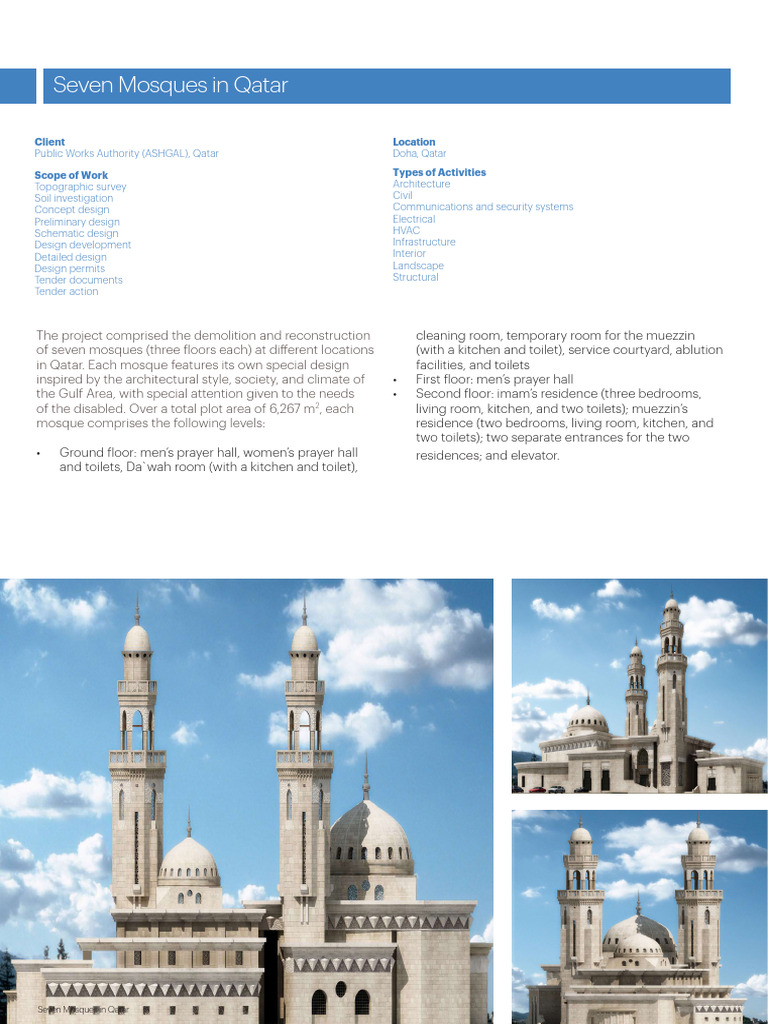 3- Presentation Seven Mosques in Qatar | PDF