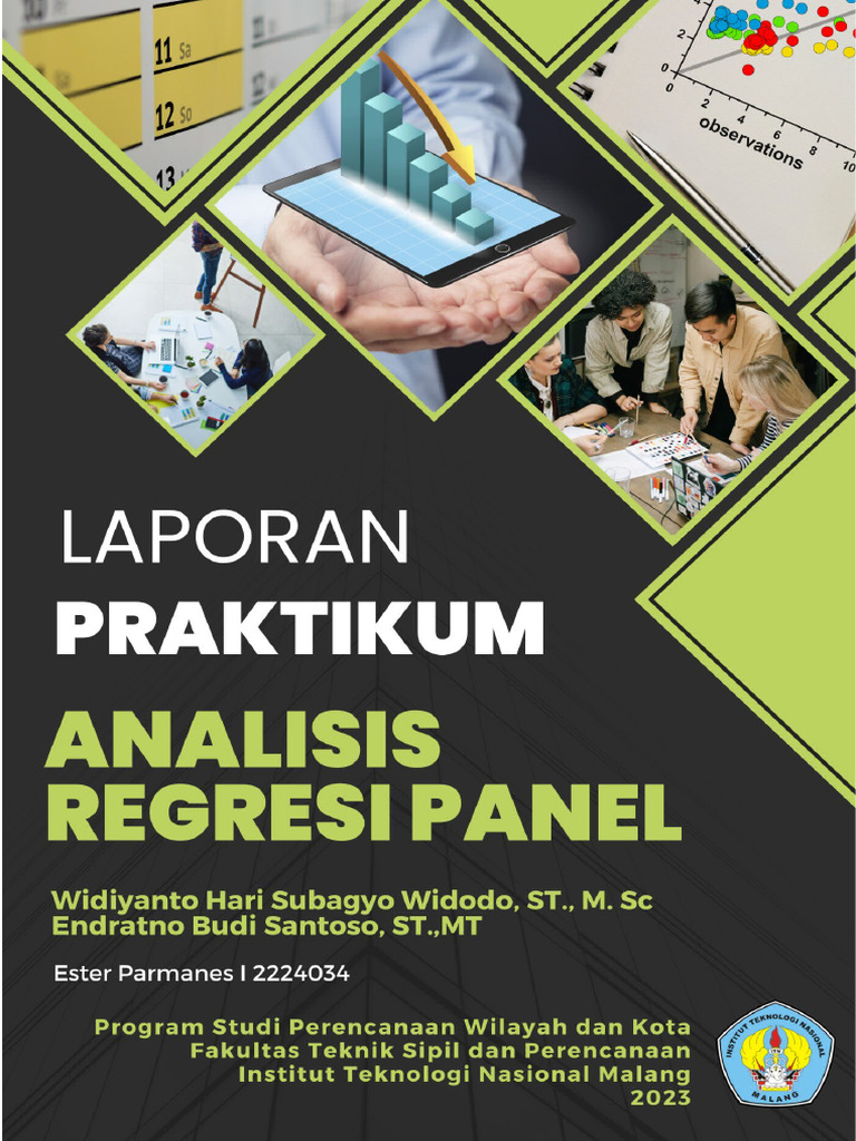 LAPORAN PRAKTIKUM 5 ANALISIS REGRESI PANEL (Salah Stukas) | PDF