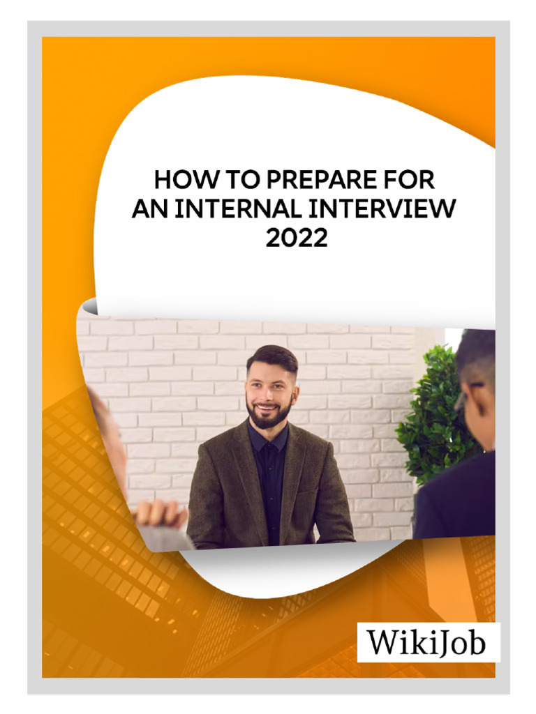 WikiJob - How To Prepare For An Internal Interview | PDF | Employment ...