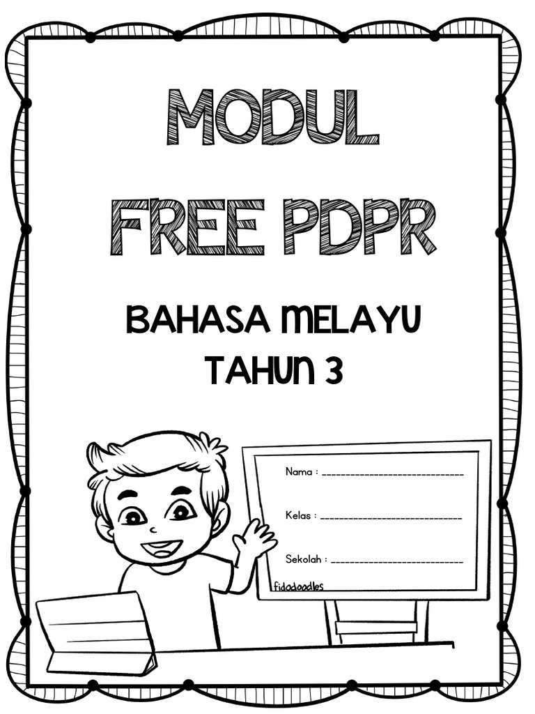 Modul Free PBD PDPR Tahun 3 | PDF