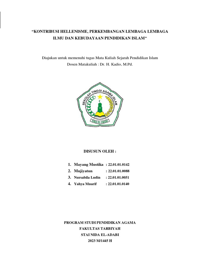 Kelompok 4 - Hellenisme | PDF