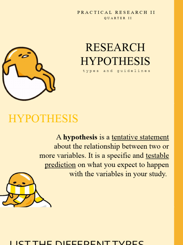 Research Hypothesis (1) | PDF | Hypothesis | Statistics