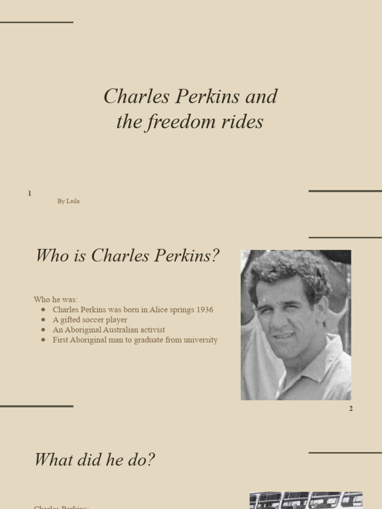Charles Perkins and The Freedom Rides | PDF | Movements For Civil ...