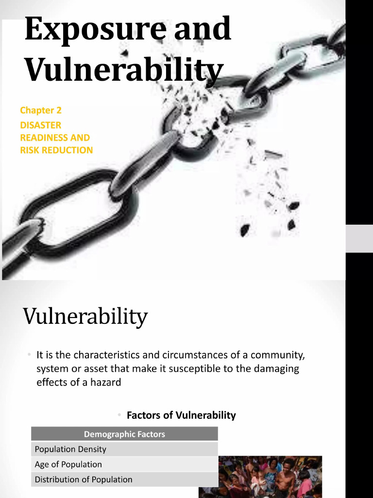 Exposure and Vulnerability | PDF