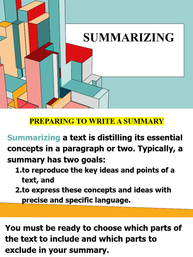 EAPP Lesson 4 Summarizing | PDF | Patent | Speed Reading