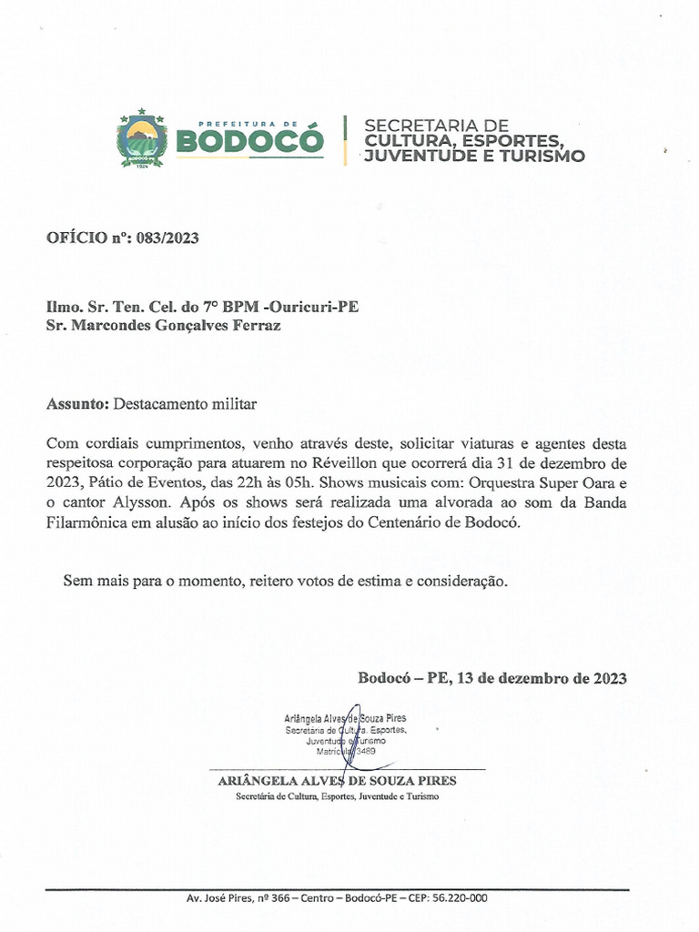 Reveillon Bodoco | PDF