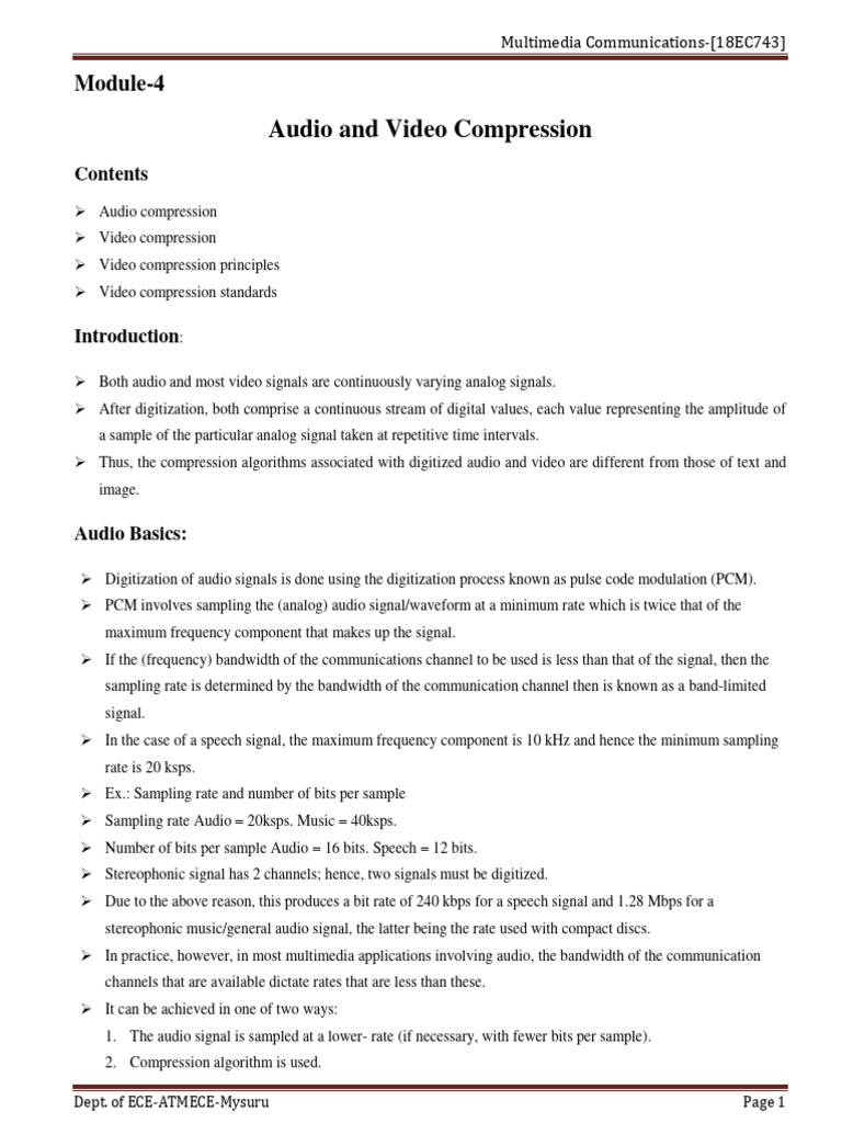18EC743-MMC-Module-4 Notes | PDF