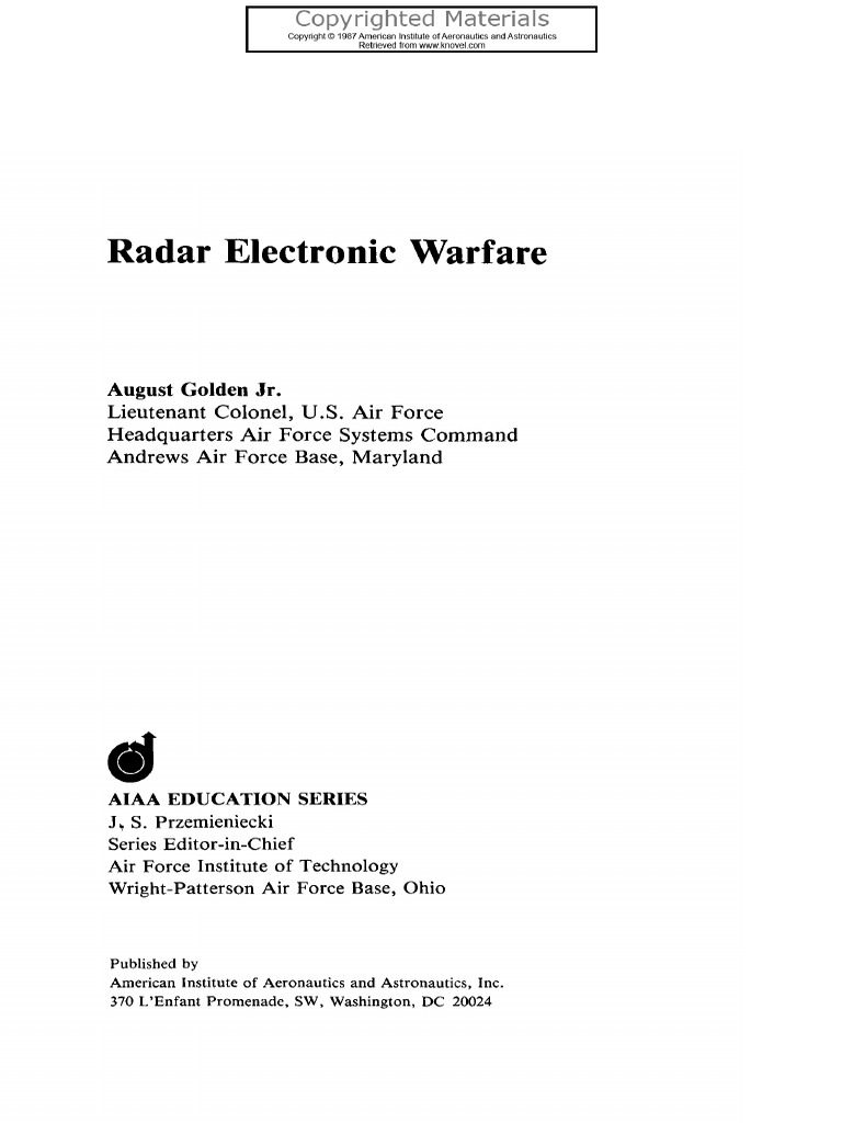Vdoc - Pub Radar Electronic Warfare | PDF | Electronic Warfare | Hertz