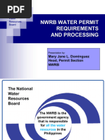 NWRB Water Permit Procedures Guide | PDF | Water | U.S. Securities And ...
