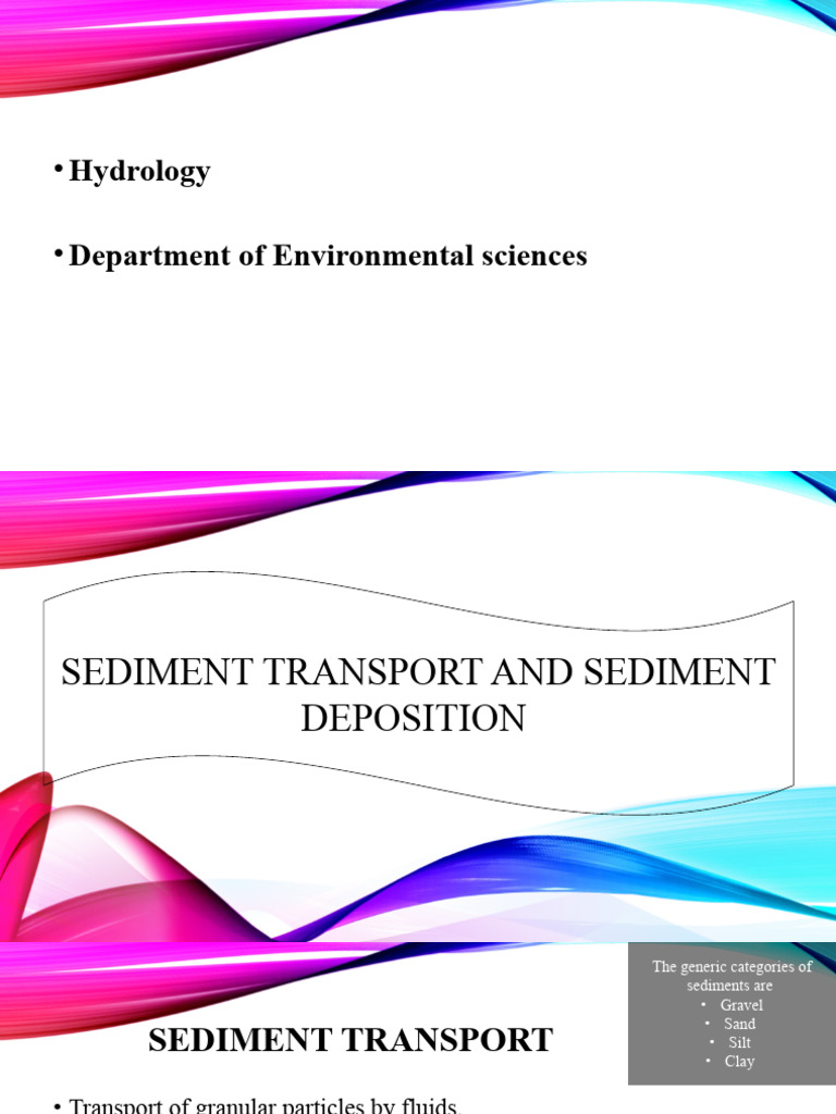 Sediment Transport | PDF