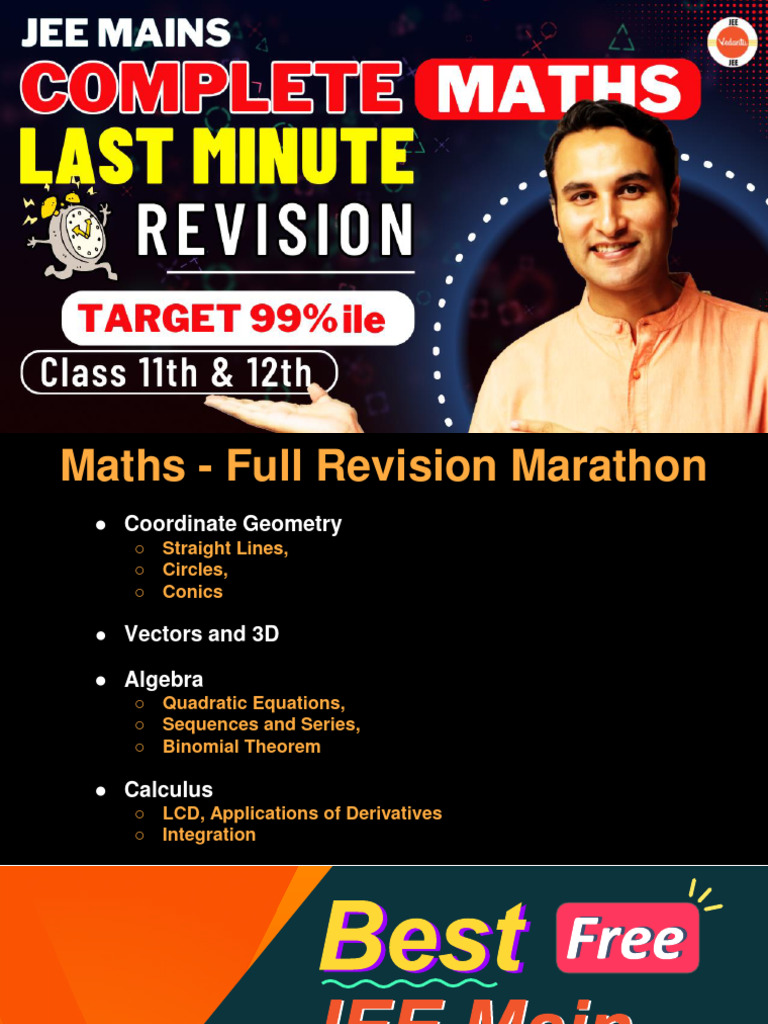 Complete Maths Jee | PDF | Circle | Line (Geometry)