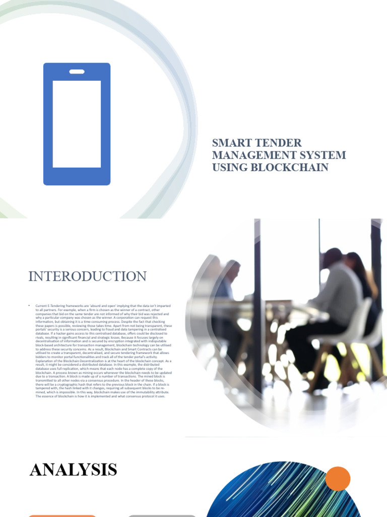 Smart Tender Management System Using Blockchain | PDF | Cryptography ...