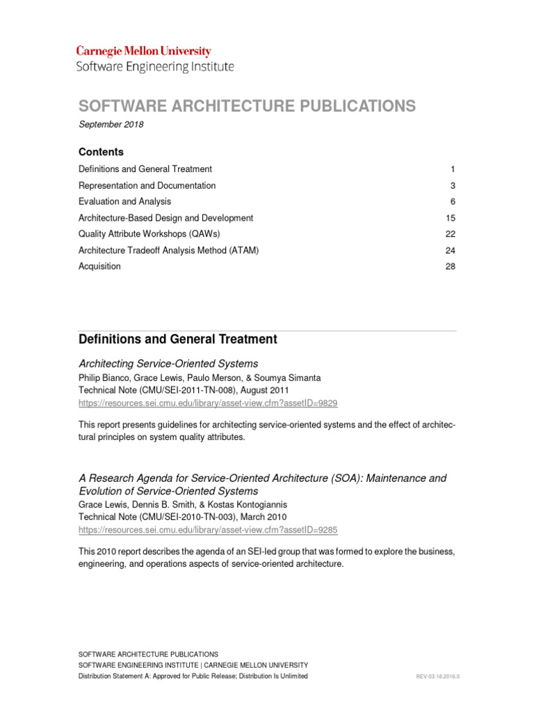Software Architecture Publications | PDF | Computers | Technology ...