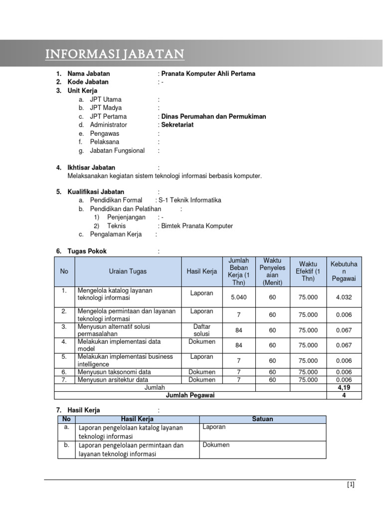 Pranata Komputer Ahli Pertama | PDF | Komputer | Teknologi & Rekayasa