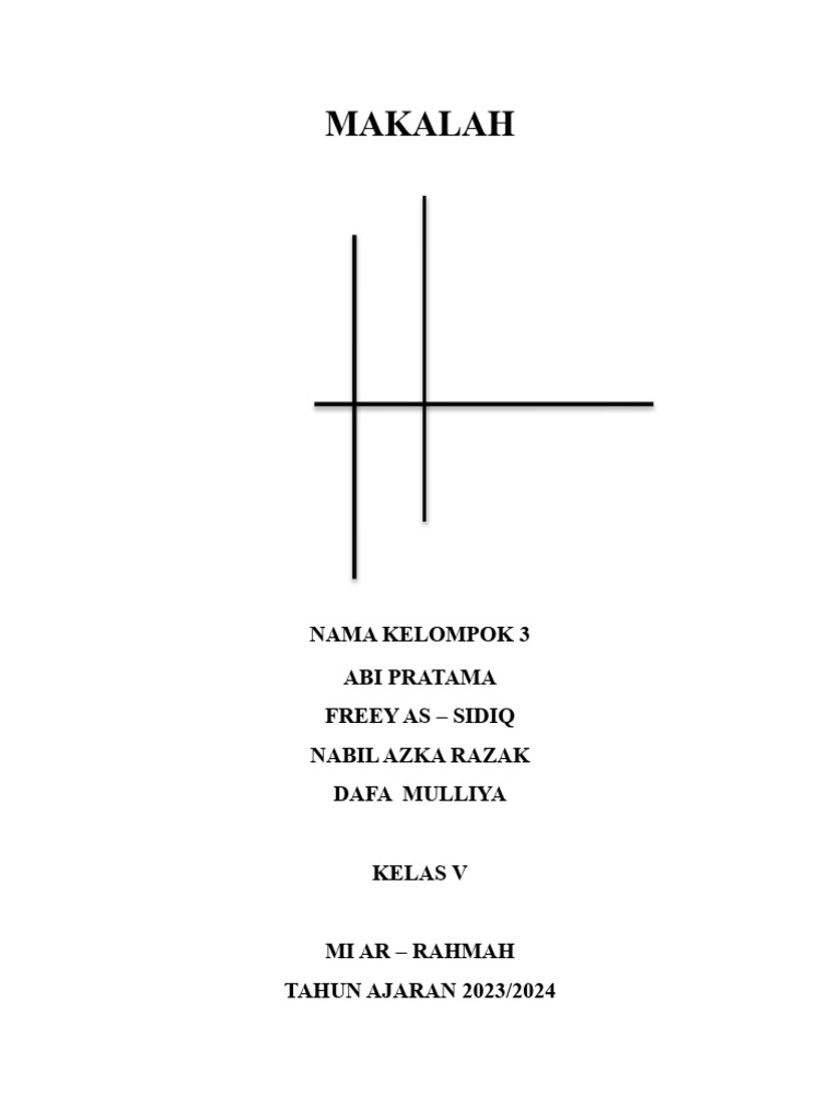 Makalah Tradisional | PDF