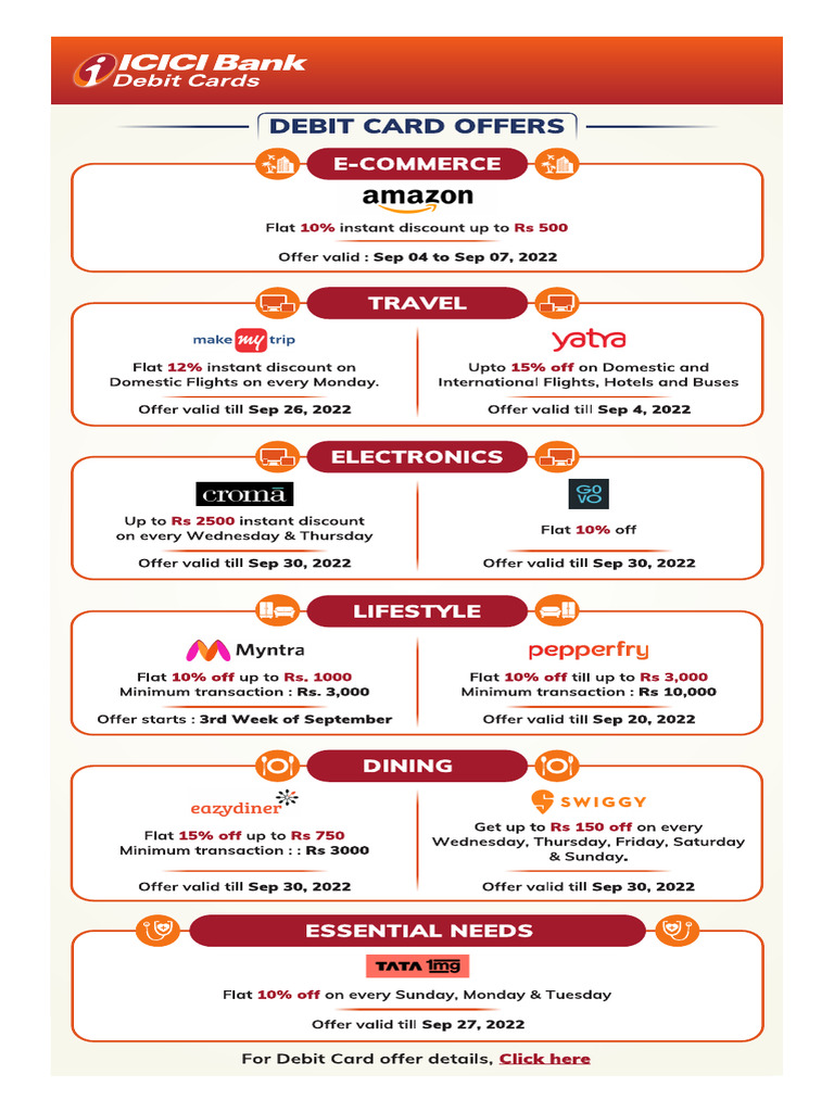 Debit Card Offer PDF 6august 2022 | PDF