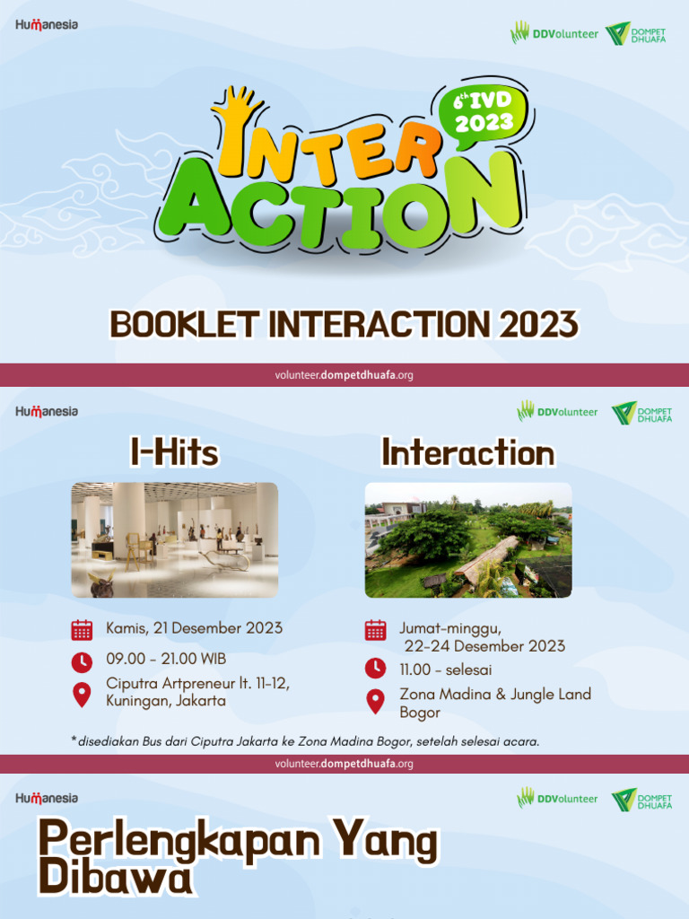 Booklet Interaction 2023 | PDF