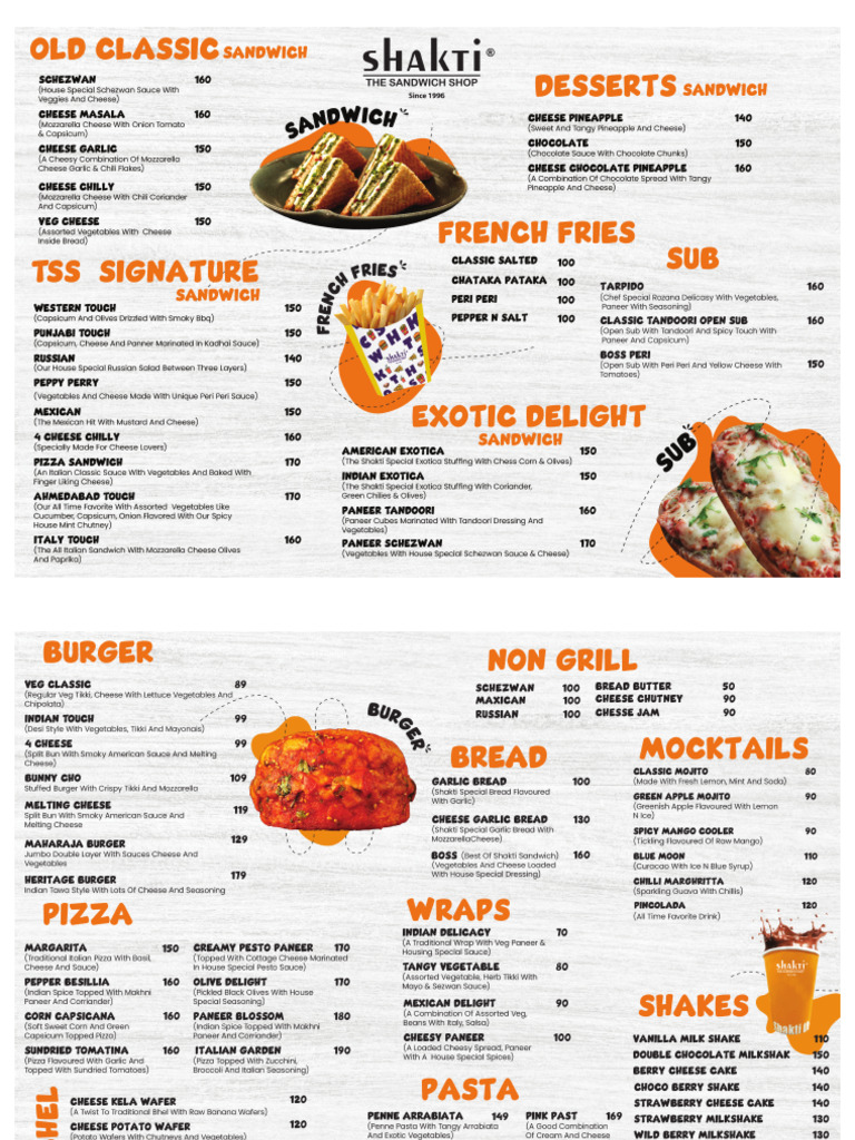 Shakti-Menu Project | PDF